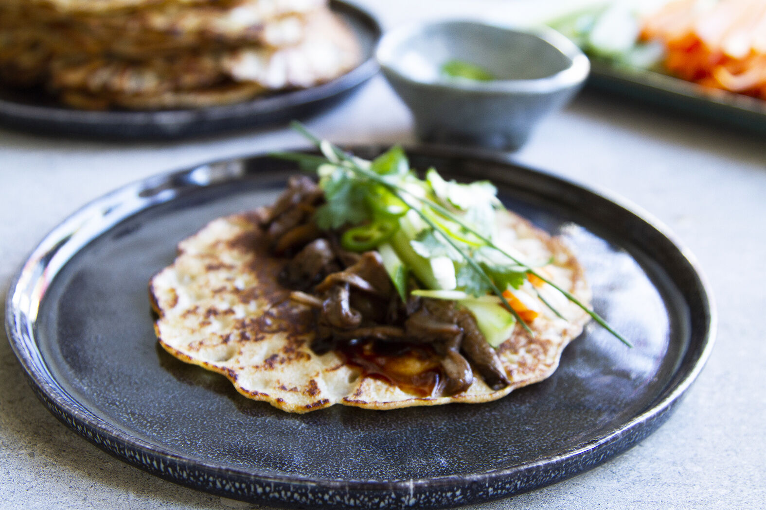 Veggie Peking Duck with crispy oyster mushroom | RITUALS