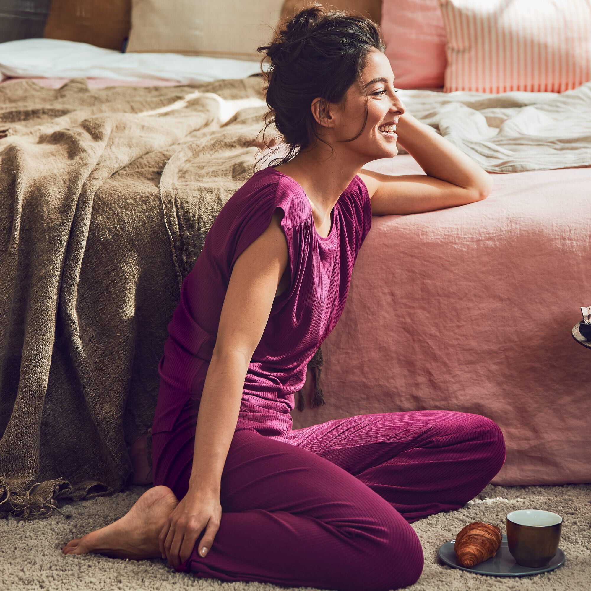Soulwear Collection Fern - Pyjama top - Raspberry - | RITUALS